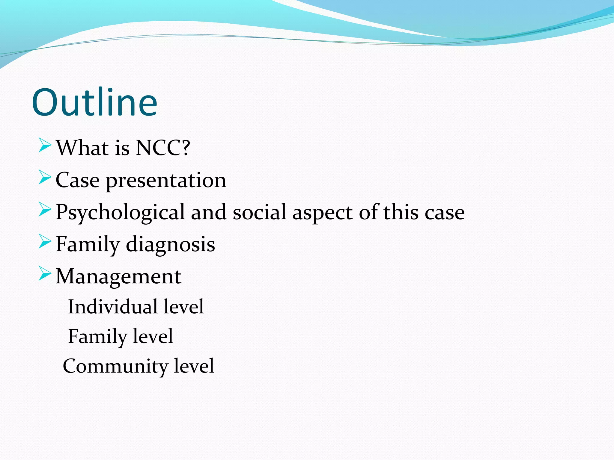 Neurocysticercosis case presentation sudip mg edit | PPT