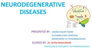 NEURODEGENERATIVE DISEASE | PPTX