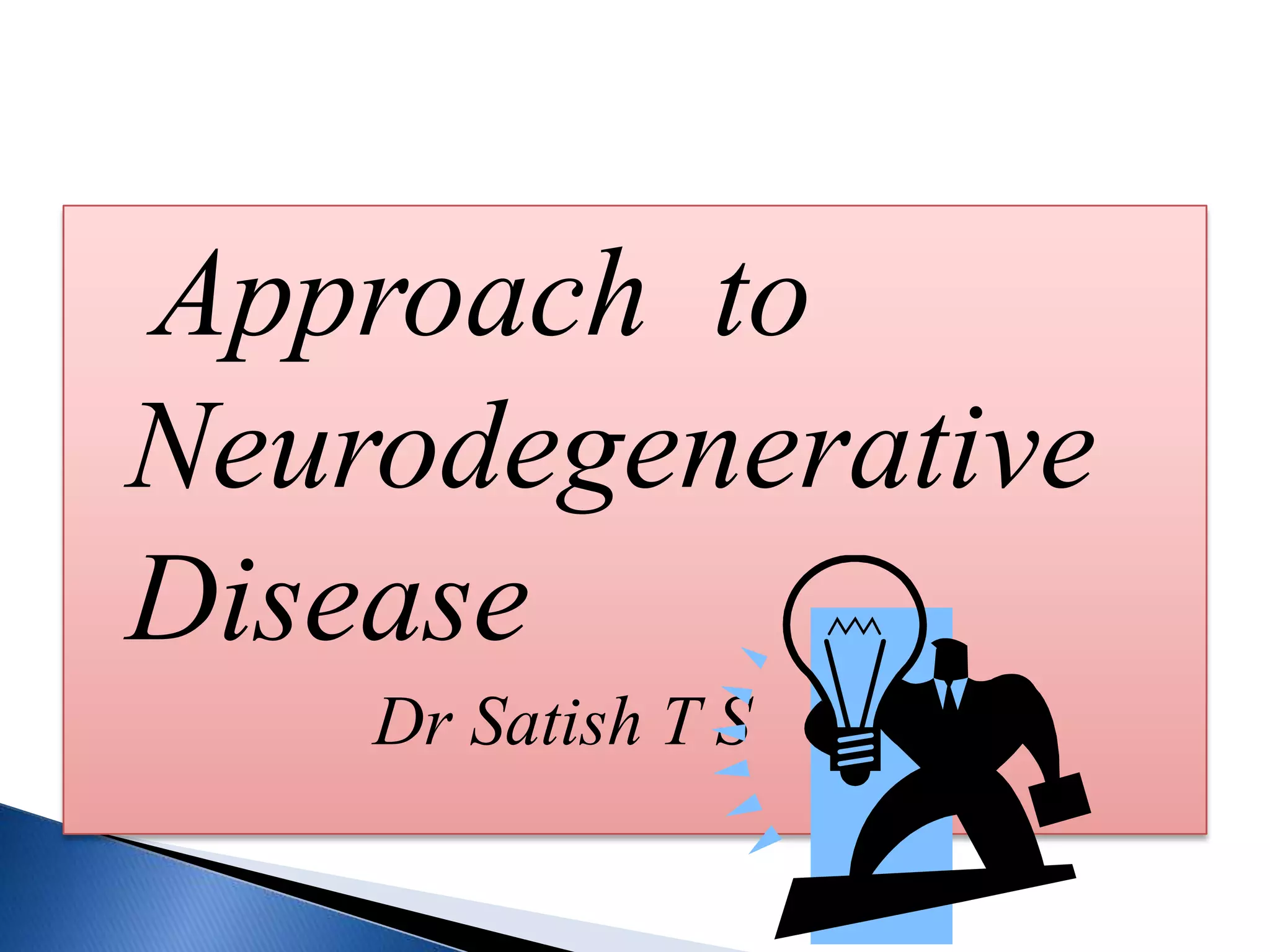 Neurodegenerative disorder | PPTX