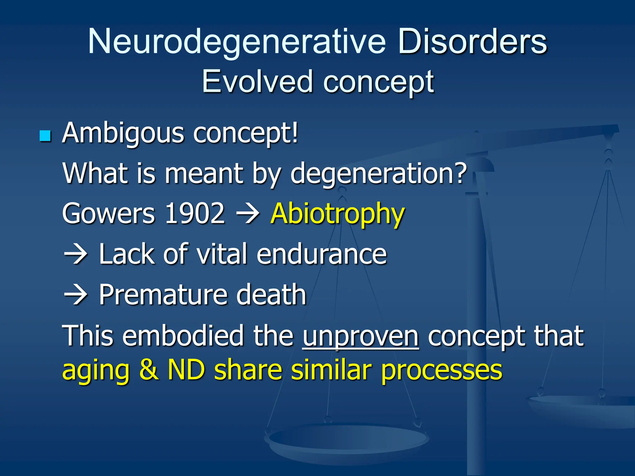 Neurodegenerative Disorders.ppt......... | PPT