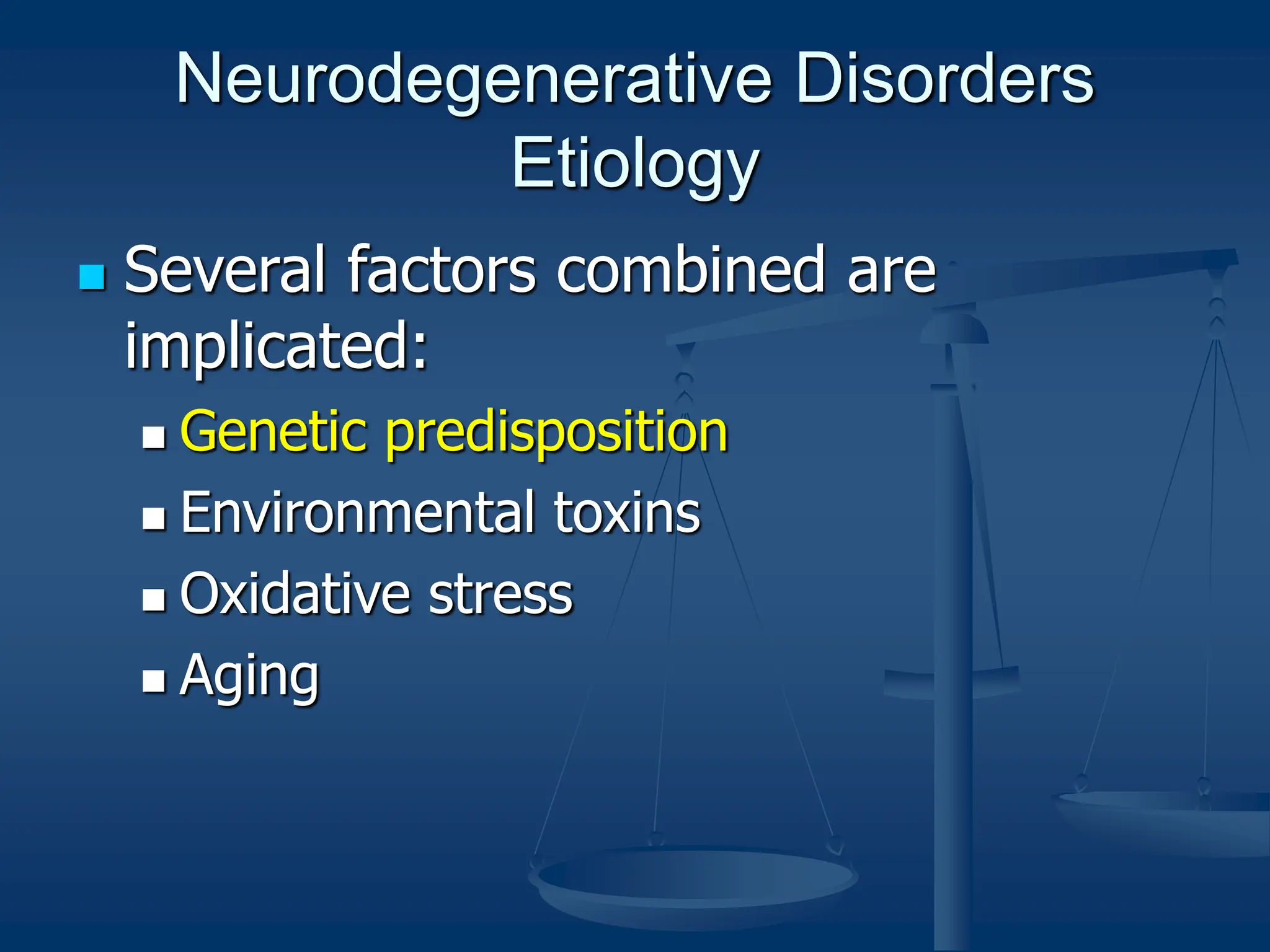 Neurodegenerative Disorders.ppt......... | PPT