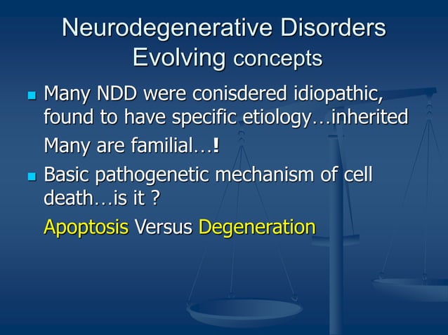 Neurodegenerative Disorders.ppt......... | PPT | Brain and Nervous ...