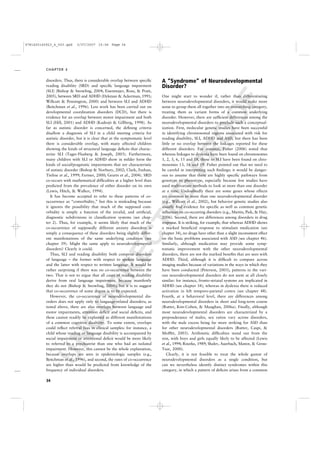 Neurodevelopmental Disorders (2008) | PDF