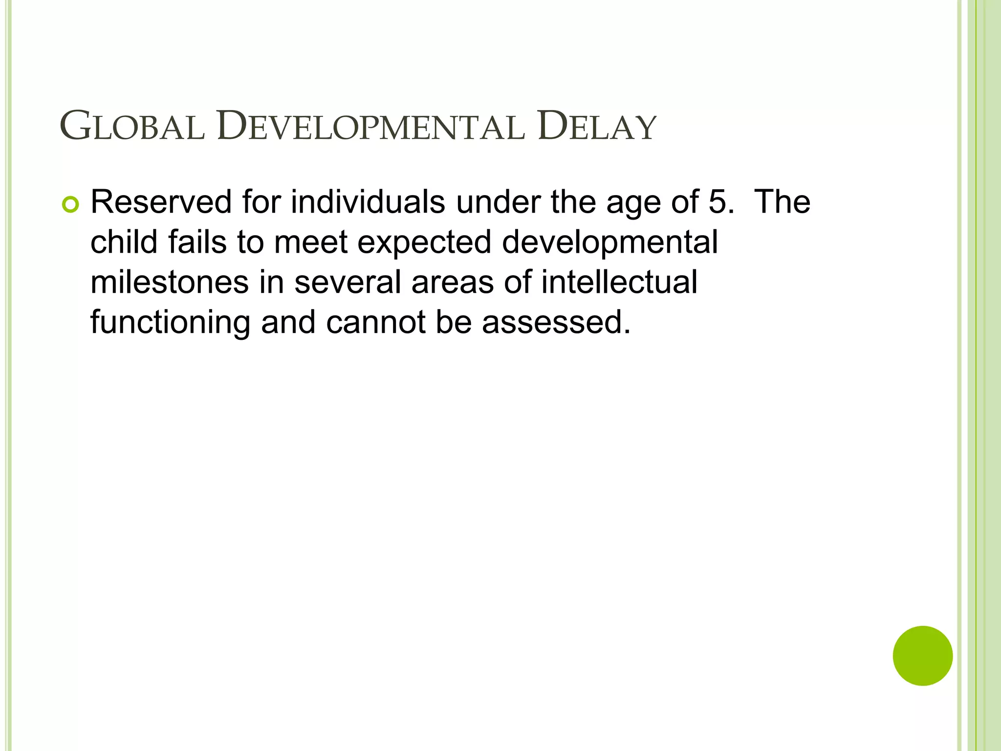 Neurodevelopmental disorders | PPTX