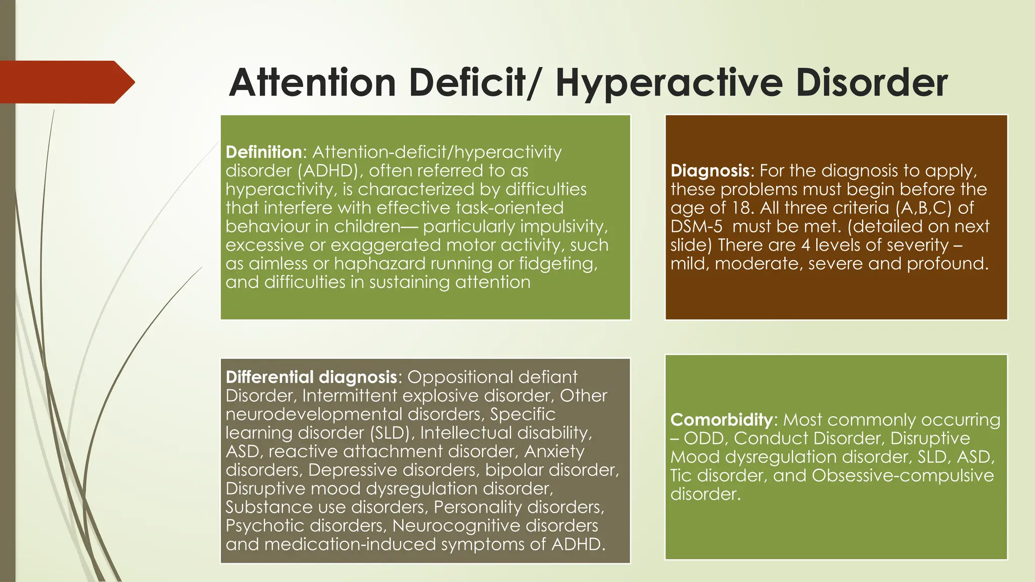 Neurodevelopmental Disorders and other childhood disorders.pptx