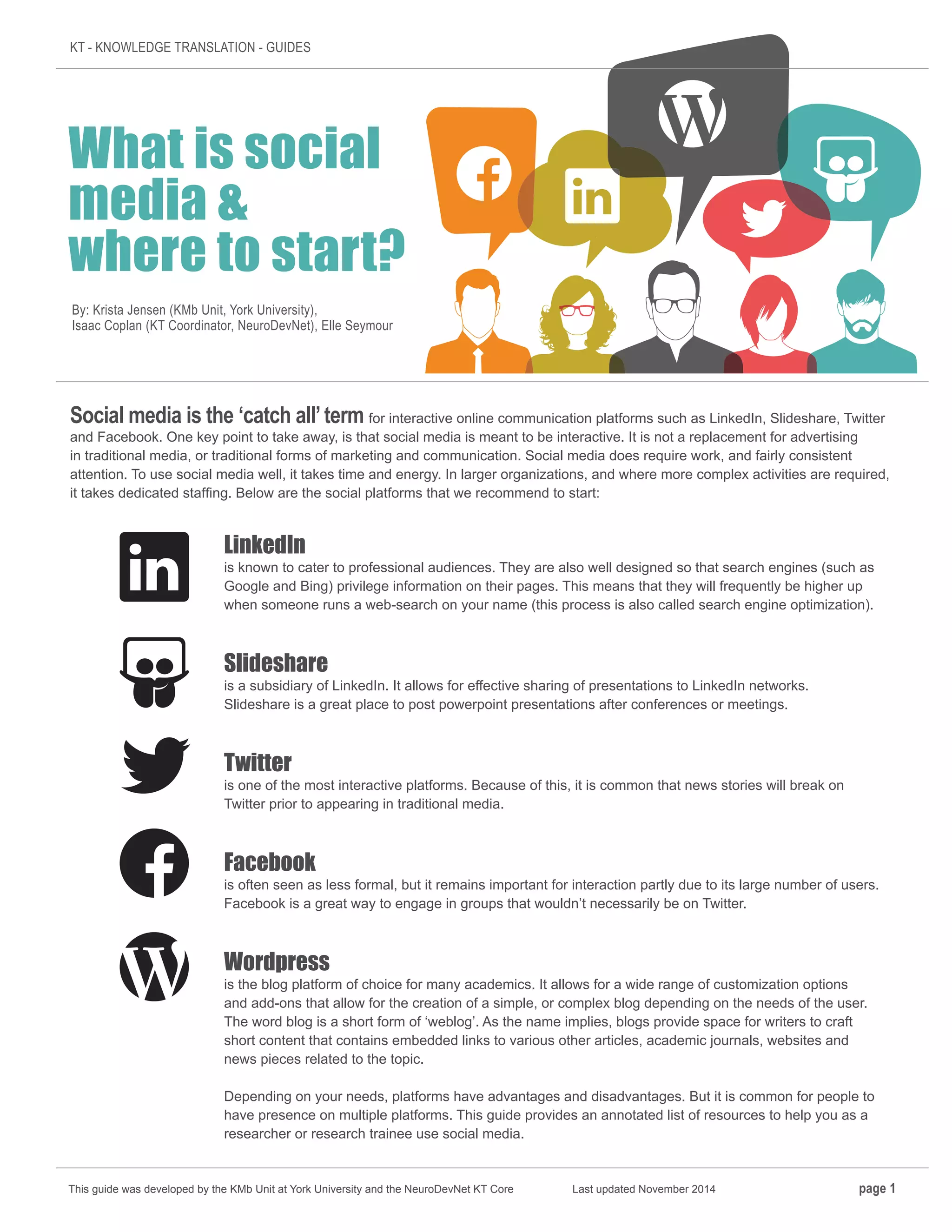 Social Media Guide of Guides (English) | PDF