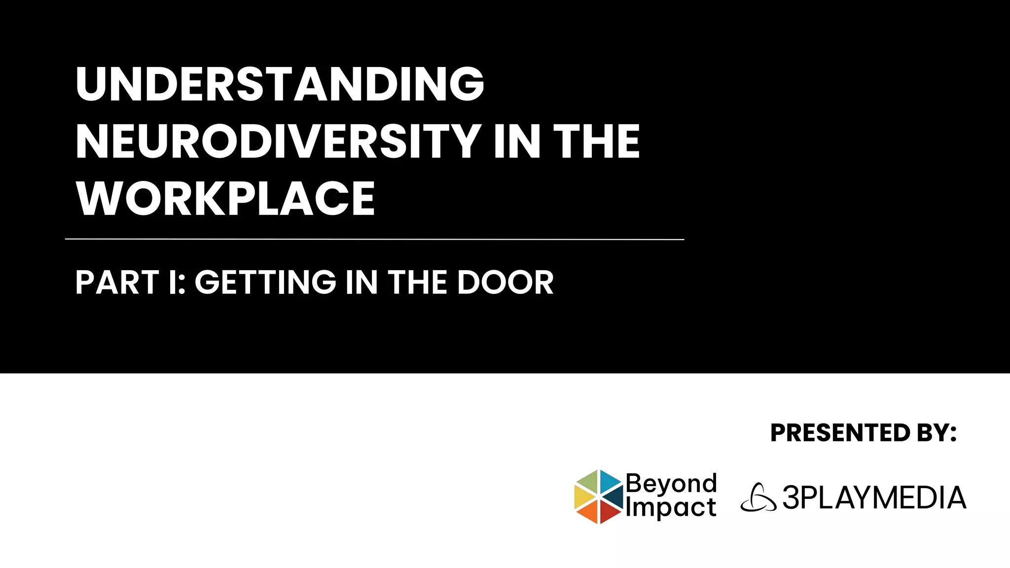 Neurodiversity in the Workplace - Part 1 | PDF