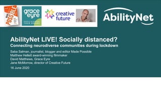 Celebrating diverse voices during lockdown | PPTX | Web Conferencing | Computer Software and ...