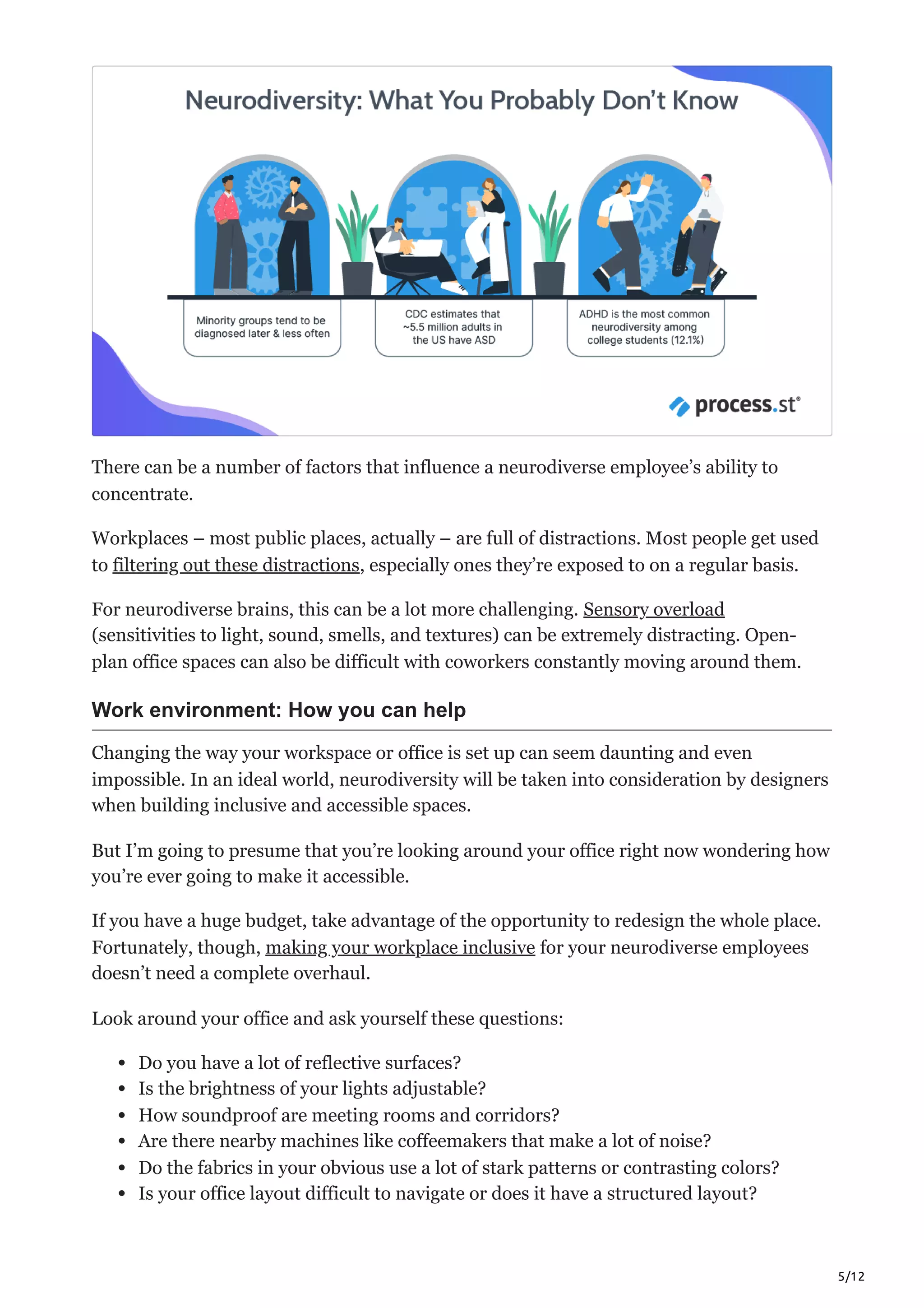 Neurodiversity Inclusion: A Quick Guide for HR | PDF