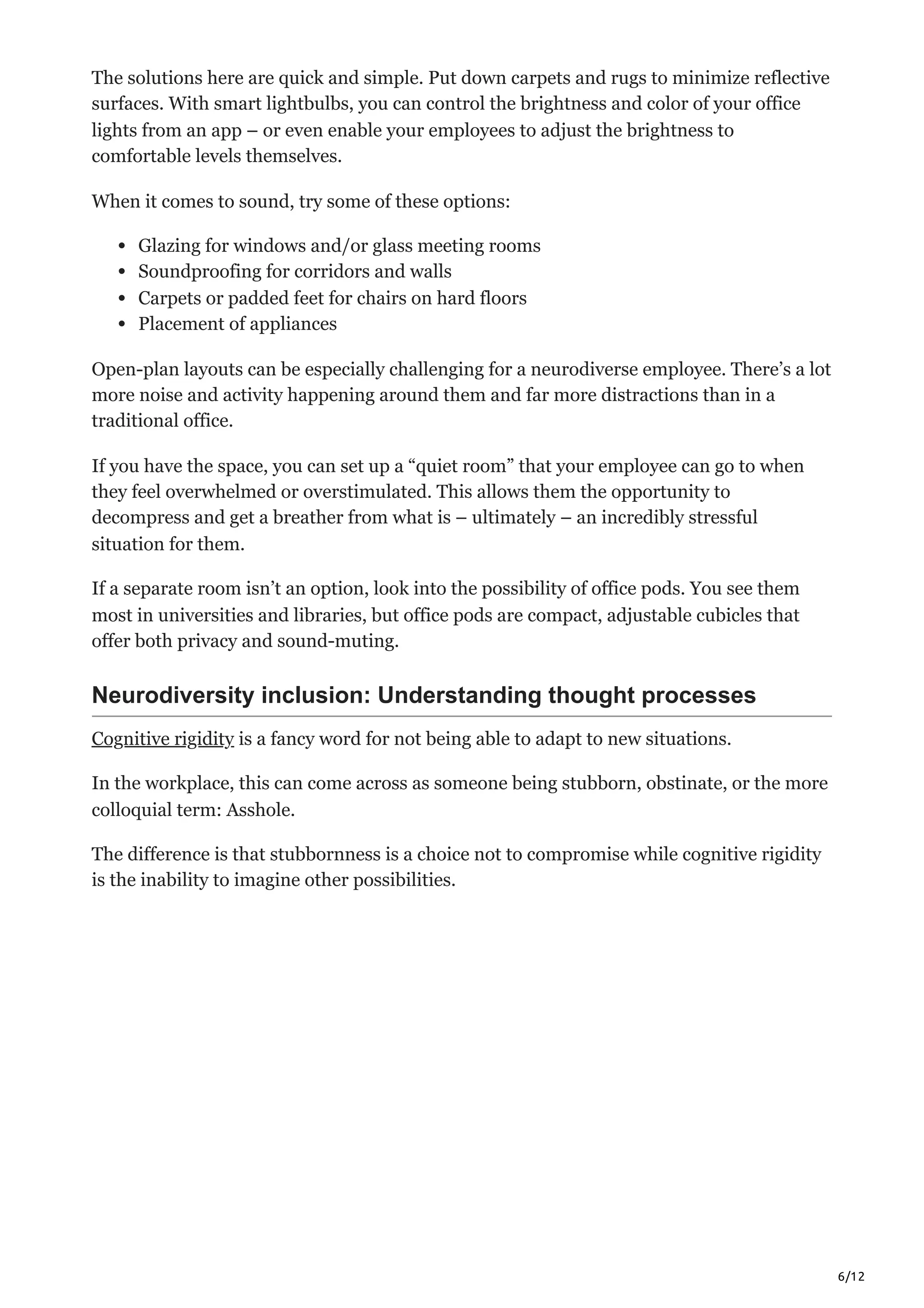 Neurodiversity Inclusion: A Quick Guide for HR | PDF