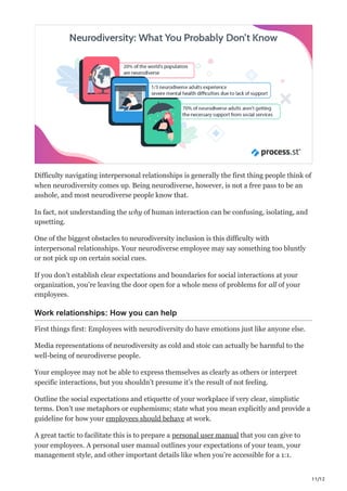 Neurodiversity Inclusion: A Quick Guide for HR | PDF