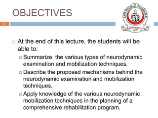 Neurodynamics Mobility and Mobilizations | PPTX