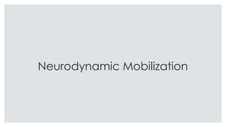Neurodynamic Mobilization - What does the evidence say.pptx