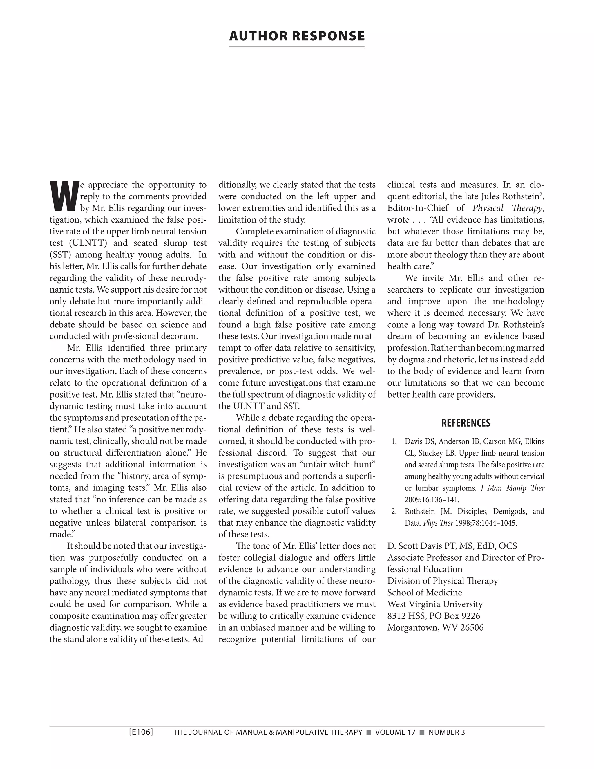 Neurodynamic testing | PDF