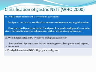 Neuroendocrinal tumor of stomach and duodenum | PPTX