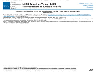 Tumores neuroendocrinos, NCCN 2018. | PDF