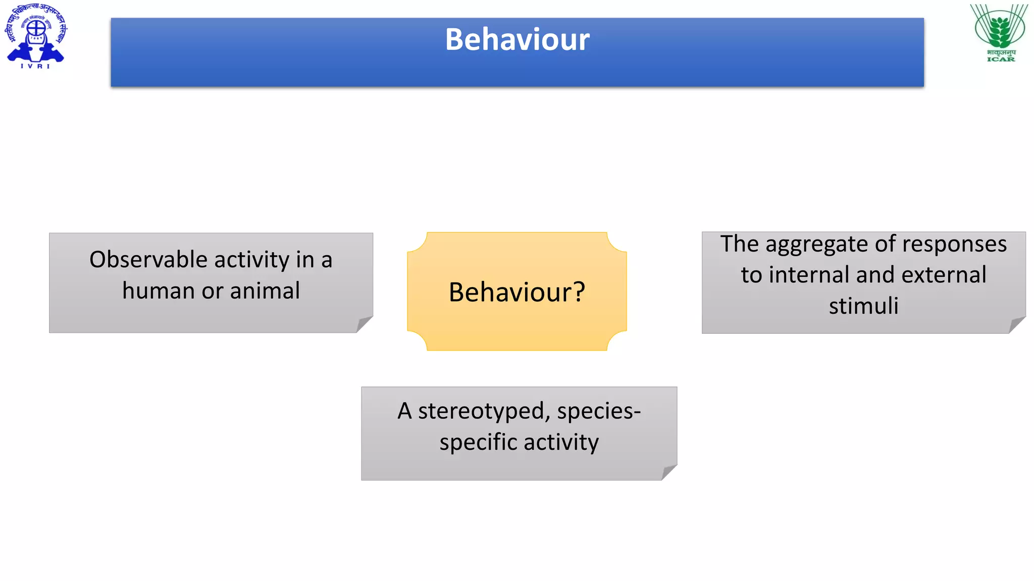 Neuro-endocrine basis of Behavioural Disorders in Farm Animals | PPT