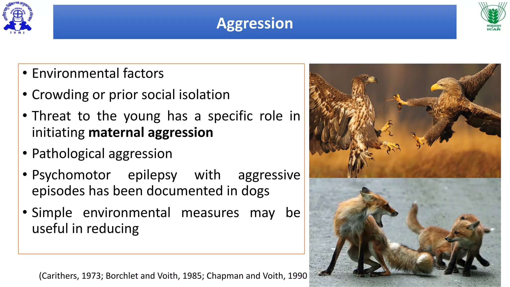 Neuro-endocrine basis of Behavioural Disorders in Farm Animals | PPT