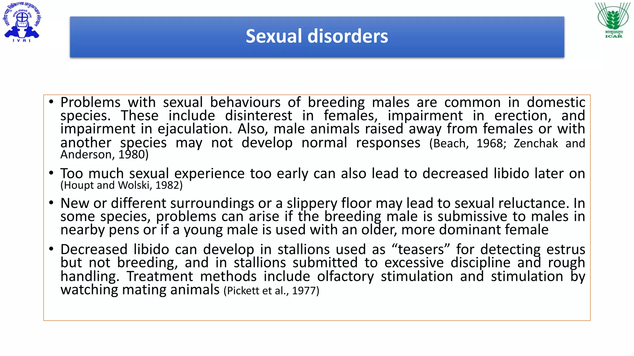 Neuro-endocrine basis of Behavioural Disorders in Farm Animals | PPT