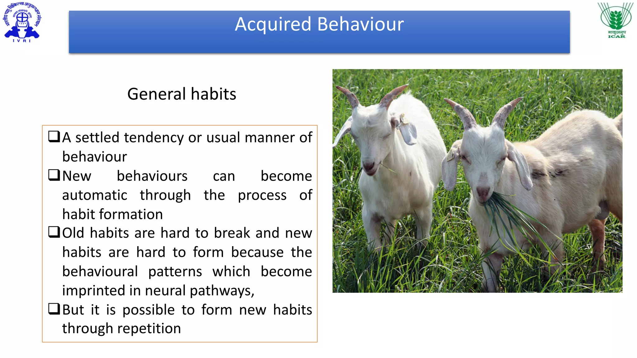 Neuro-endocrine basis of Behavioural Disorders in Farm Animals | PPT