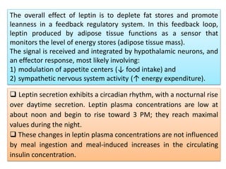 Neuroendocrine regulation of energy | PPTX