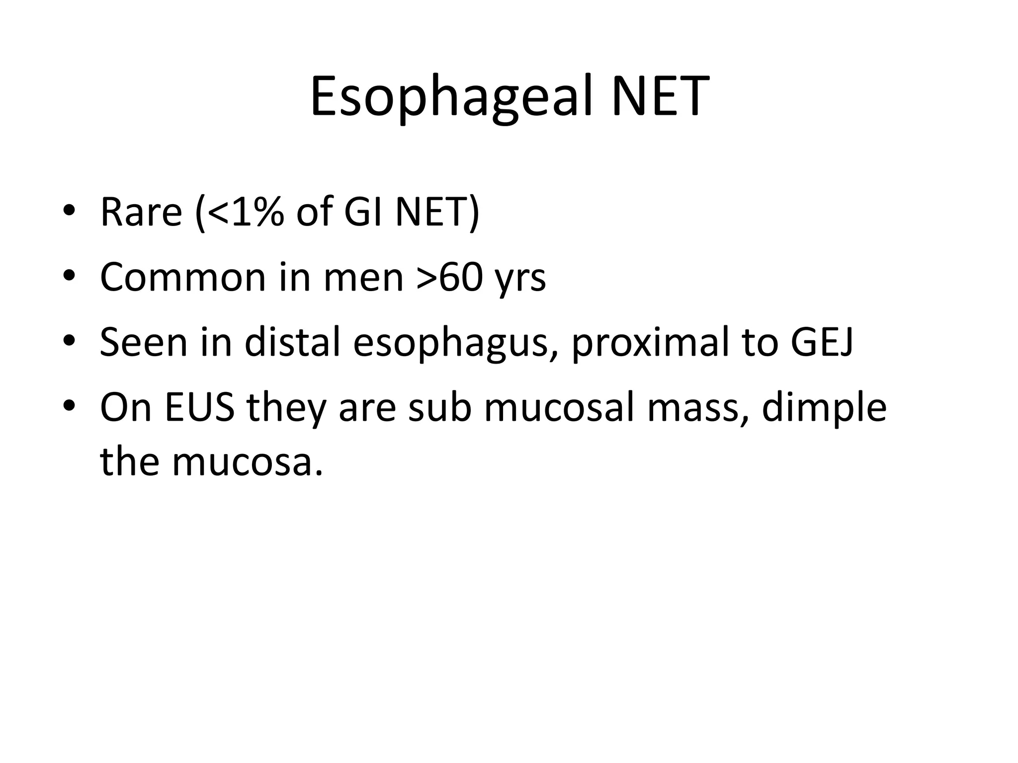 gastrointestinal Neuro endocrine tumors , GIT NET | PPTX