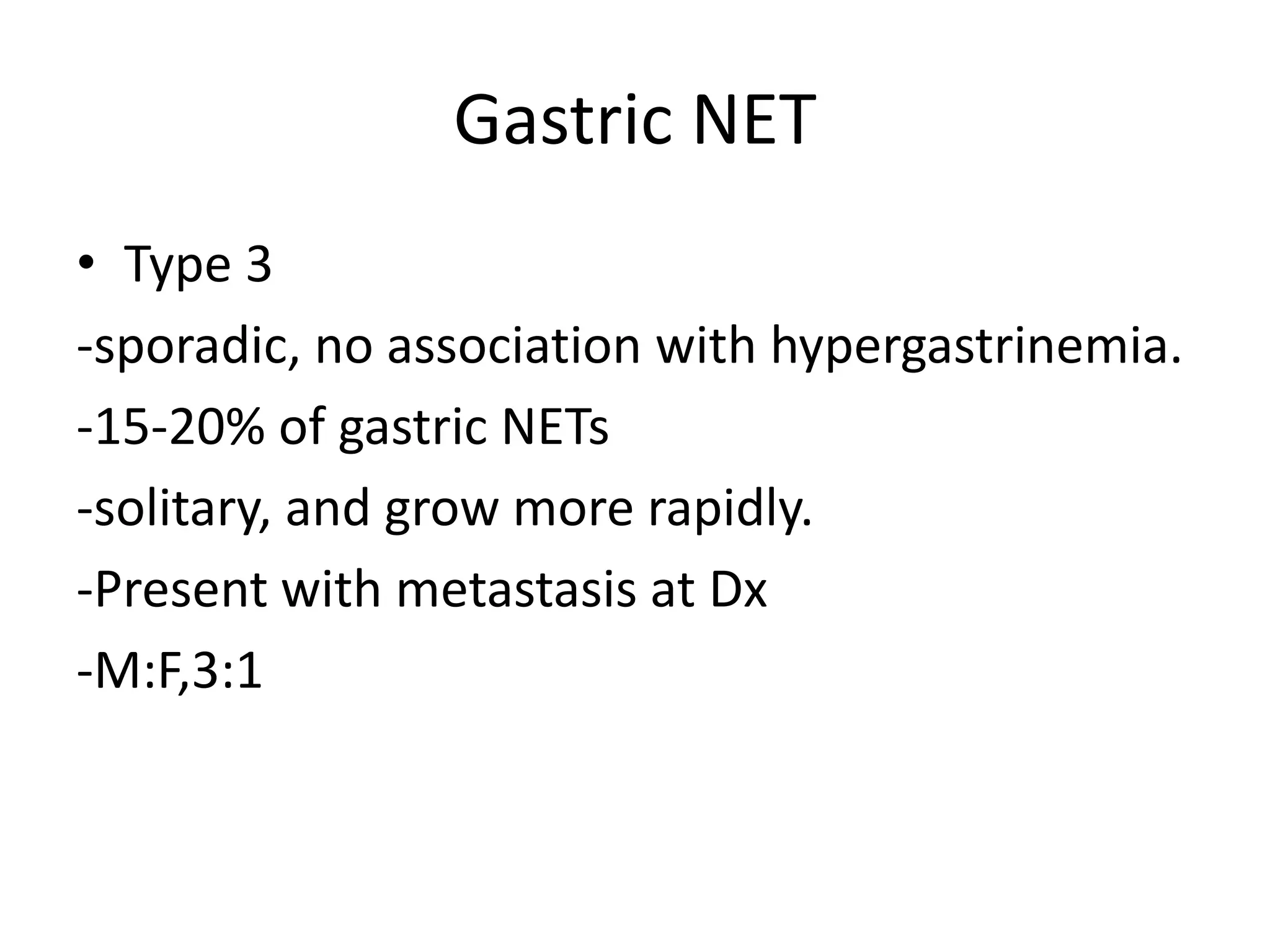 gastrointestinal Neuro endocrine tumors , GIT NET | PPTX