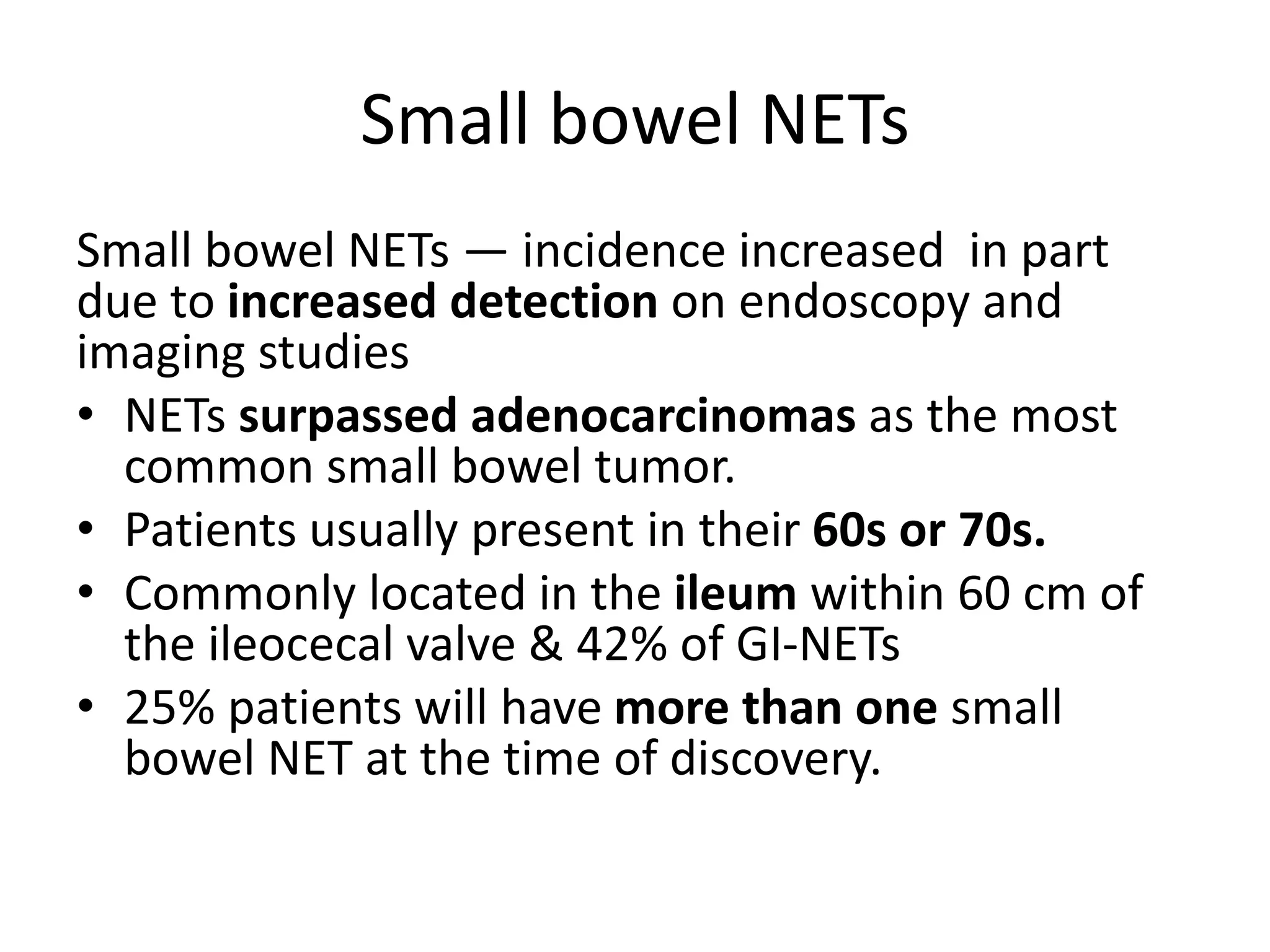 gastrointestinal Neuro endocrine tumors , GIT NET | PPTX