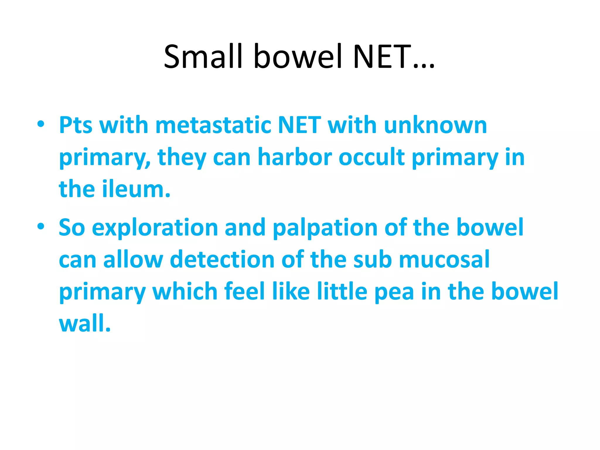 gastrointestinal Neuro endocrine tumors , GIT NET | PPTX
