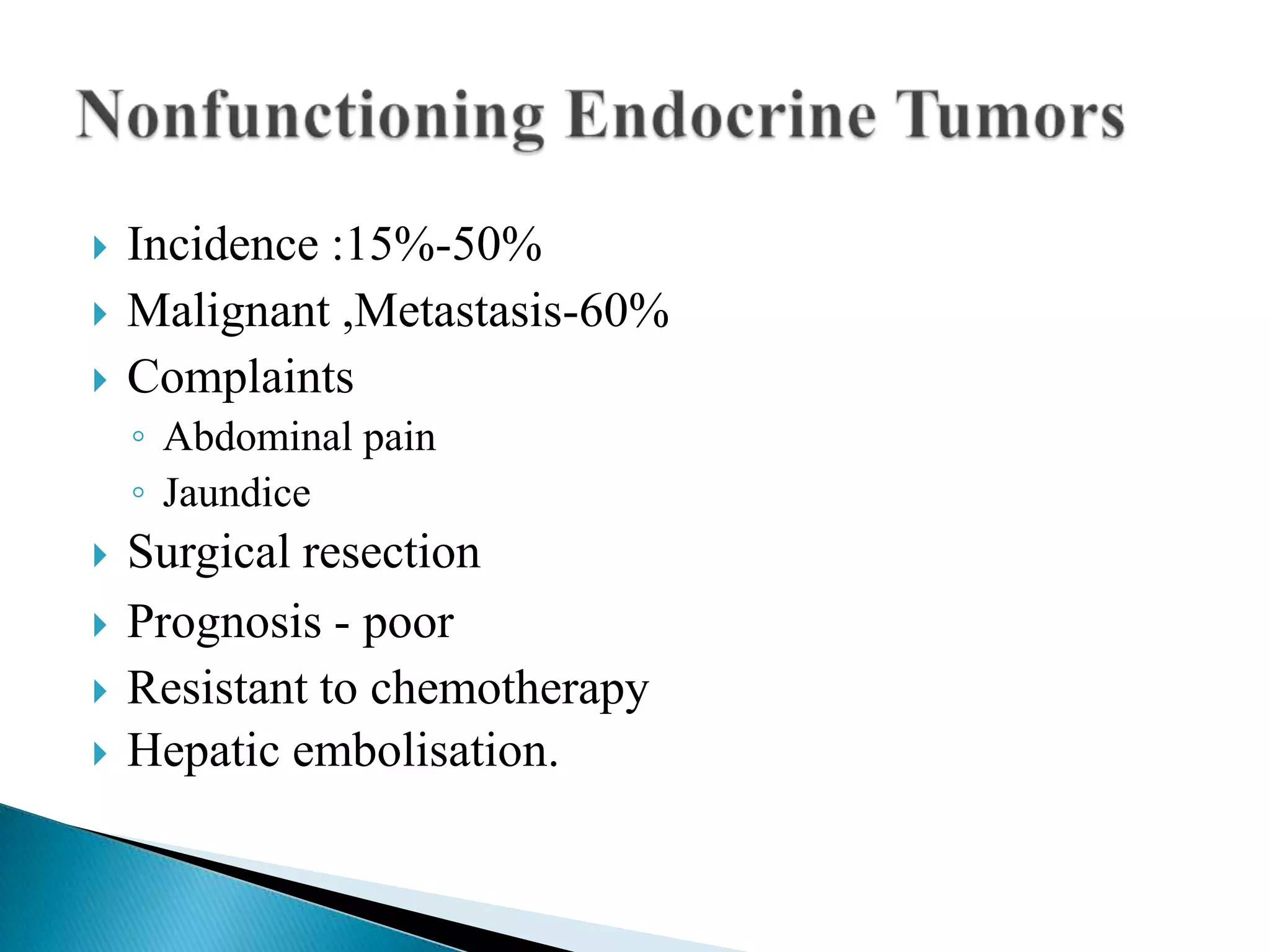 Neuroendocrine tumors of pancreas | PPTX