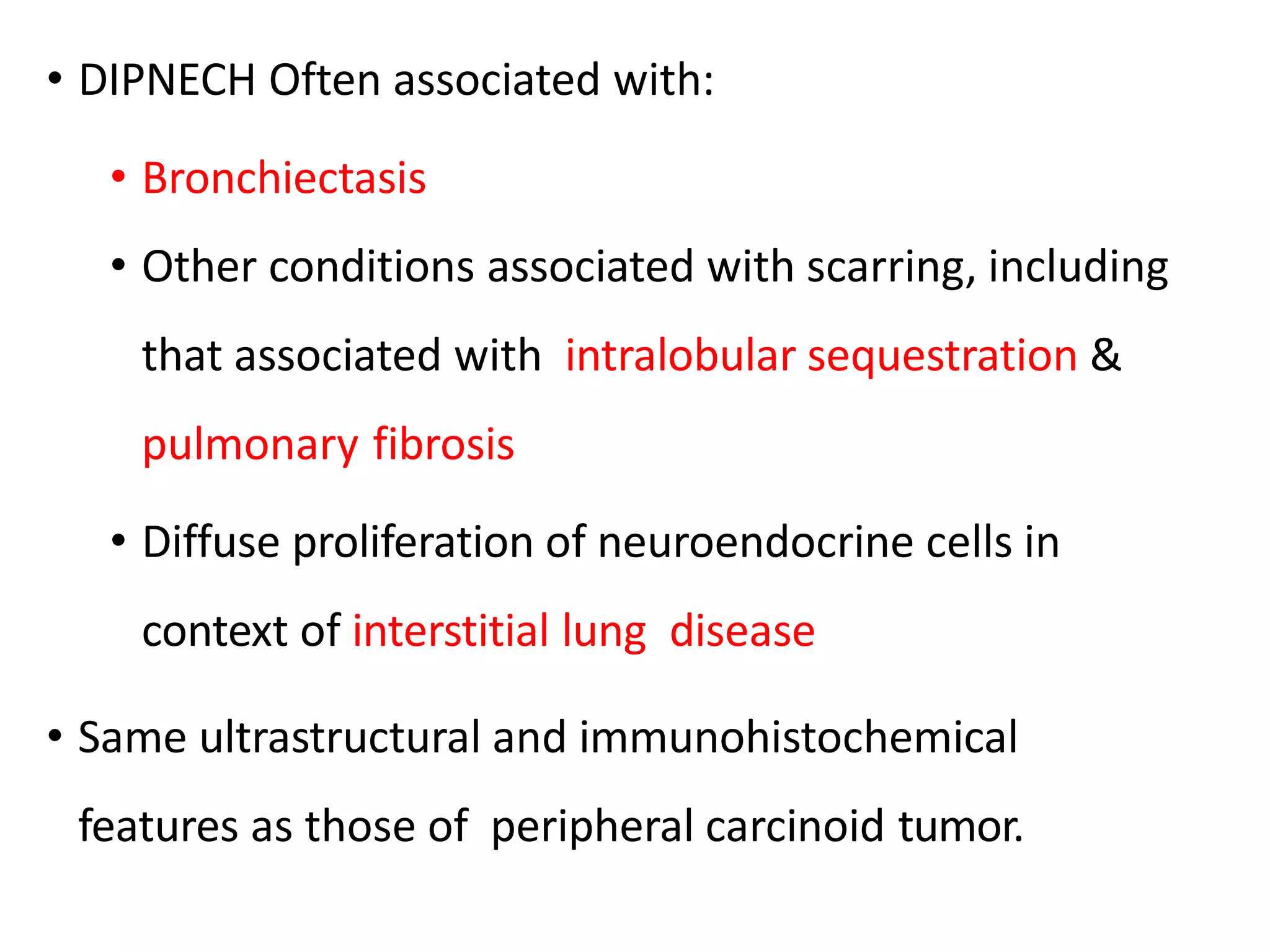 Neuroendocrine tumors of the lung (seminar) | PPTX