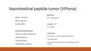 Neuroendocrine tumors of the pancreas | PPTX