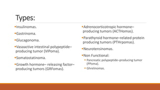 Neuroendocrine tumors of the pancreas | PPTX