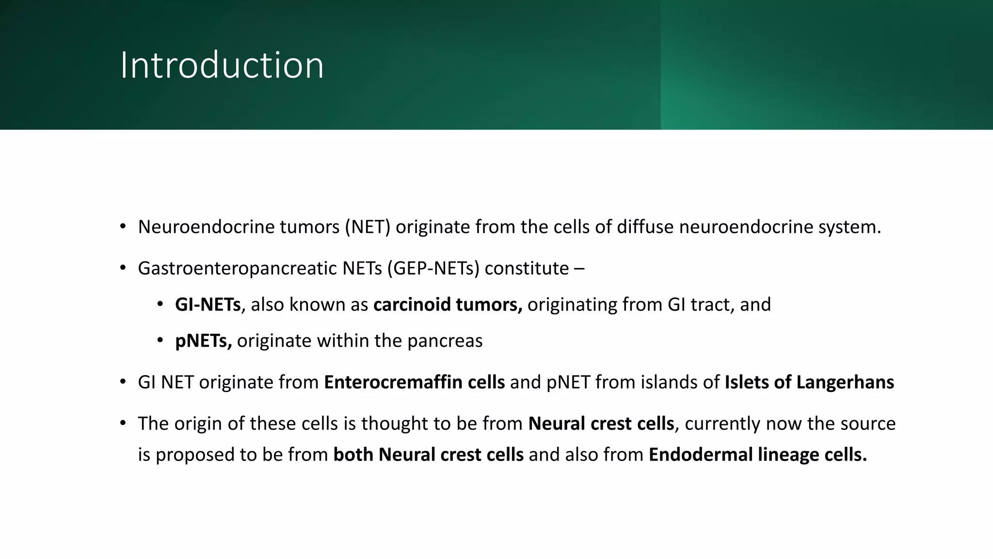 Neuroendocrine tumors (Gastroduodenal) | PPTX