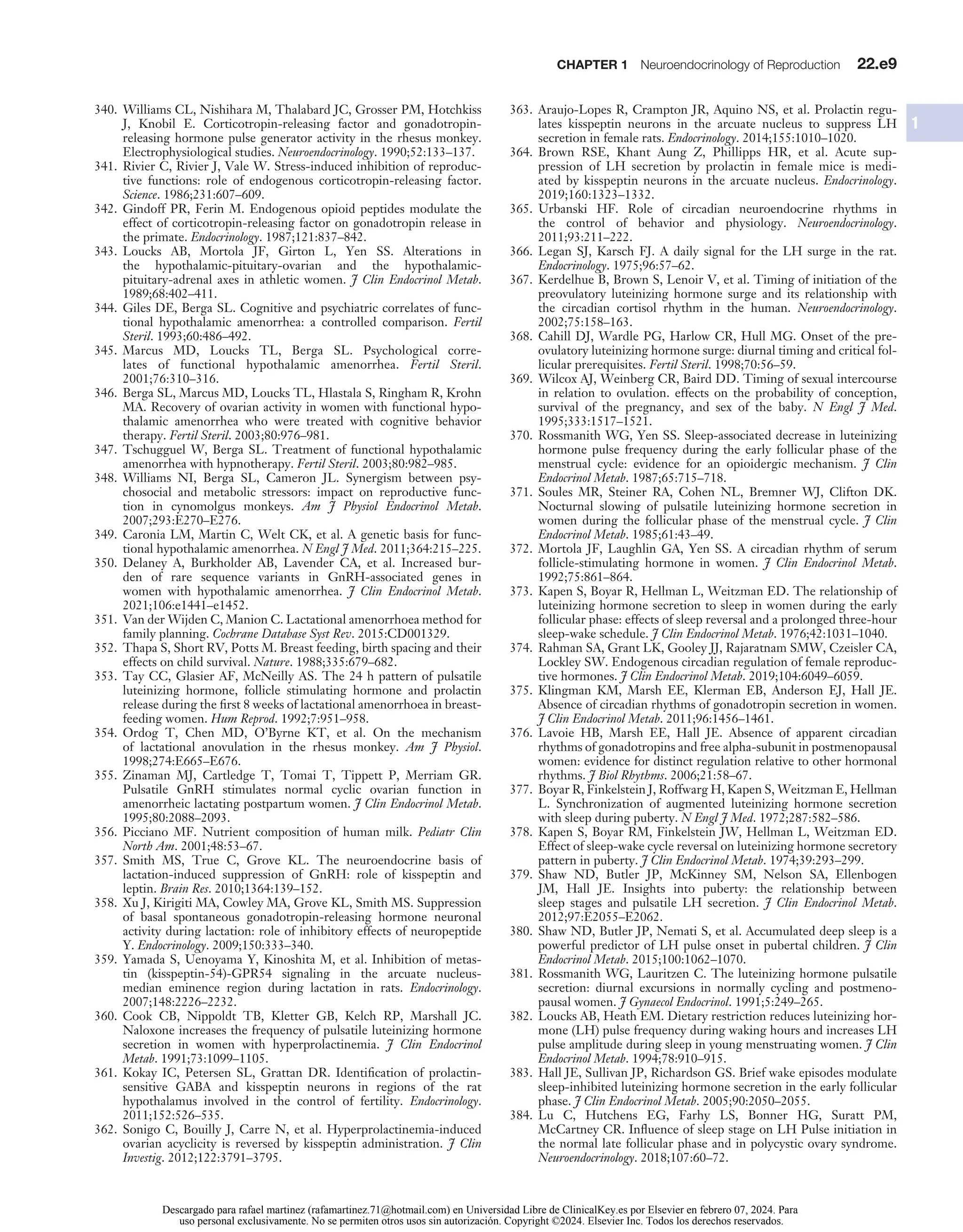 NEUROENDOCRINOLOGIA DE LA REPRODUCCION 2024.pdf | Infertility ...