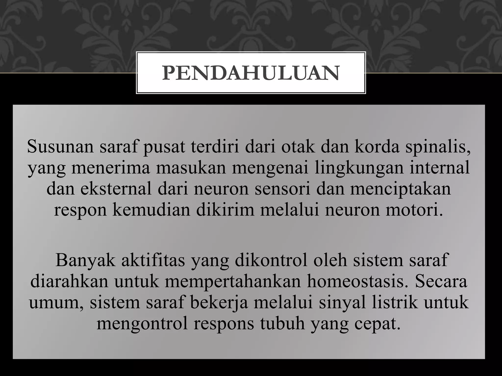 Fisiologi Saraf Manusia | PPTX