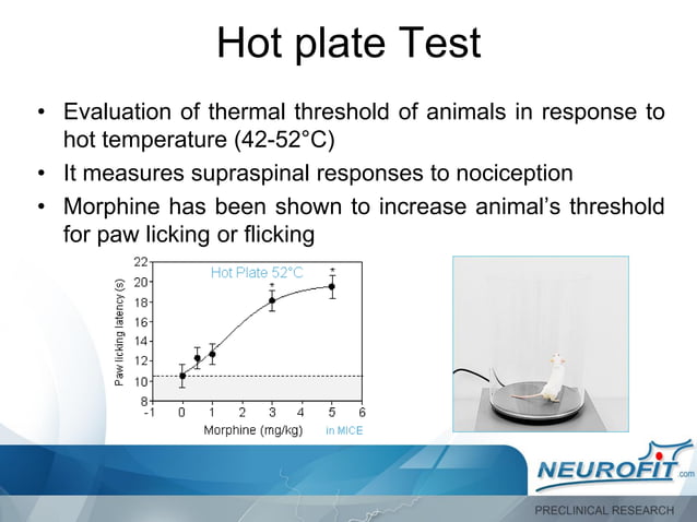 Neurofit pain models and tests | PPT