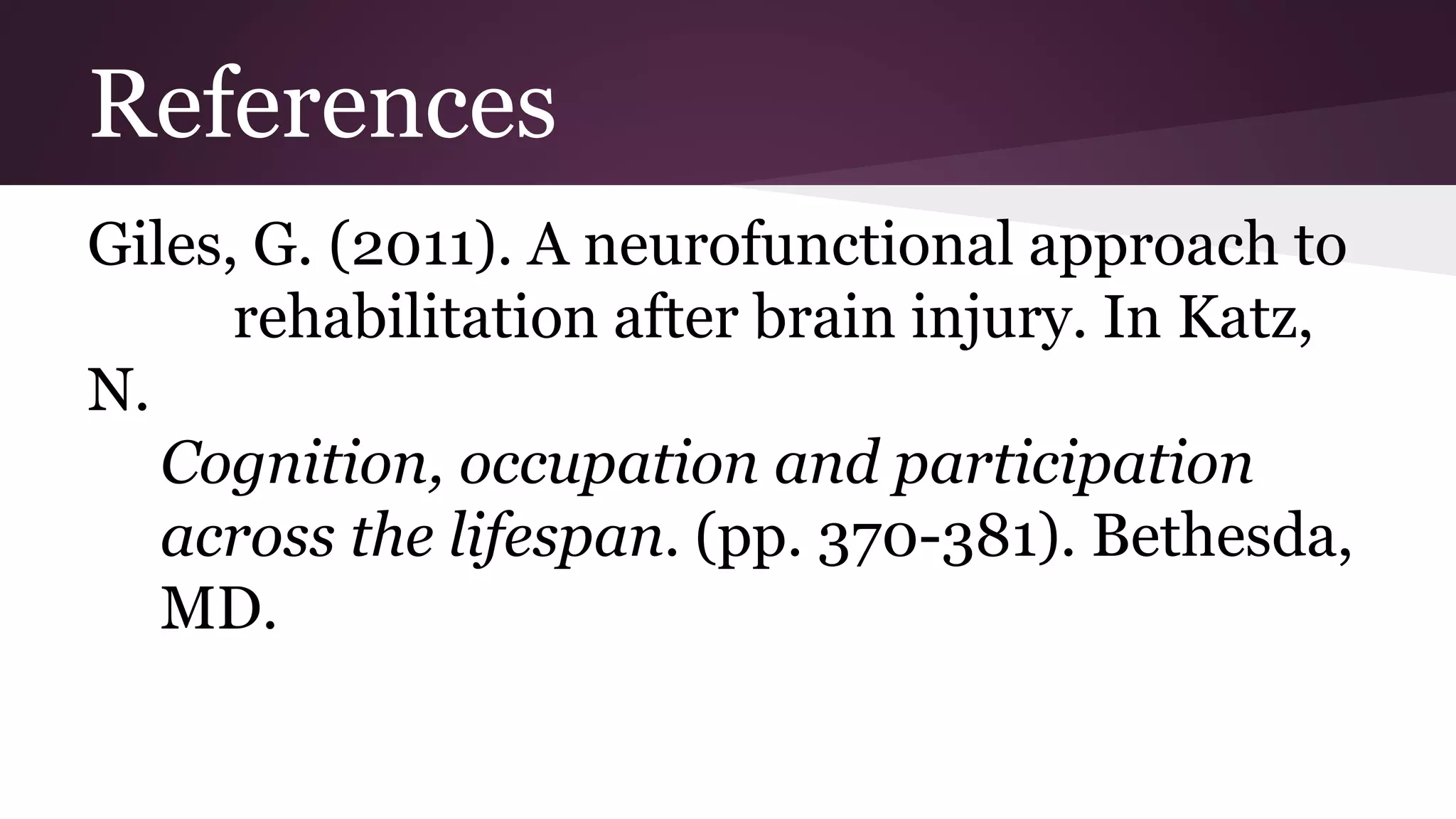 Neurofunctional Approach | PPTX