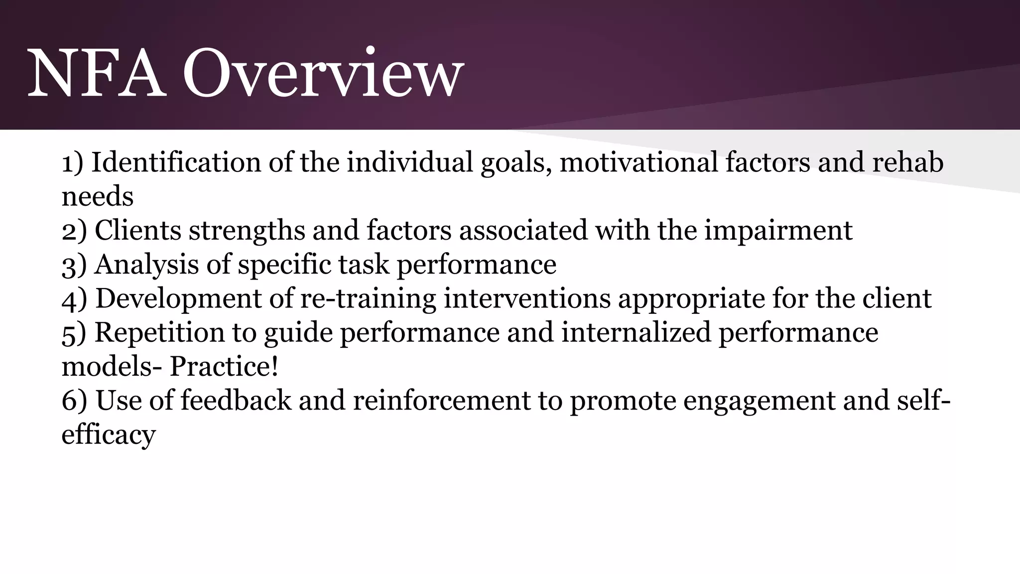 Neurofunctional Approach | PPTX