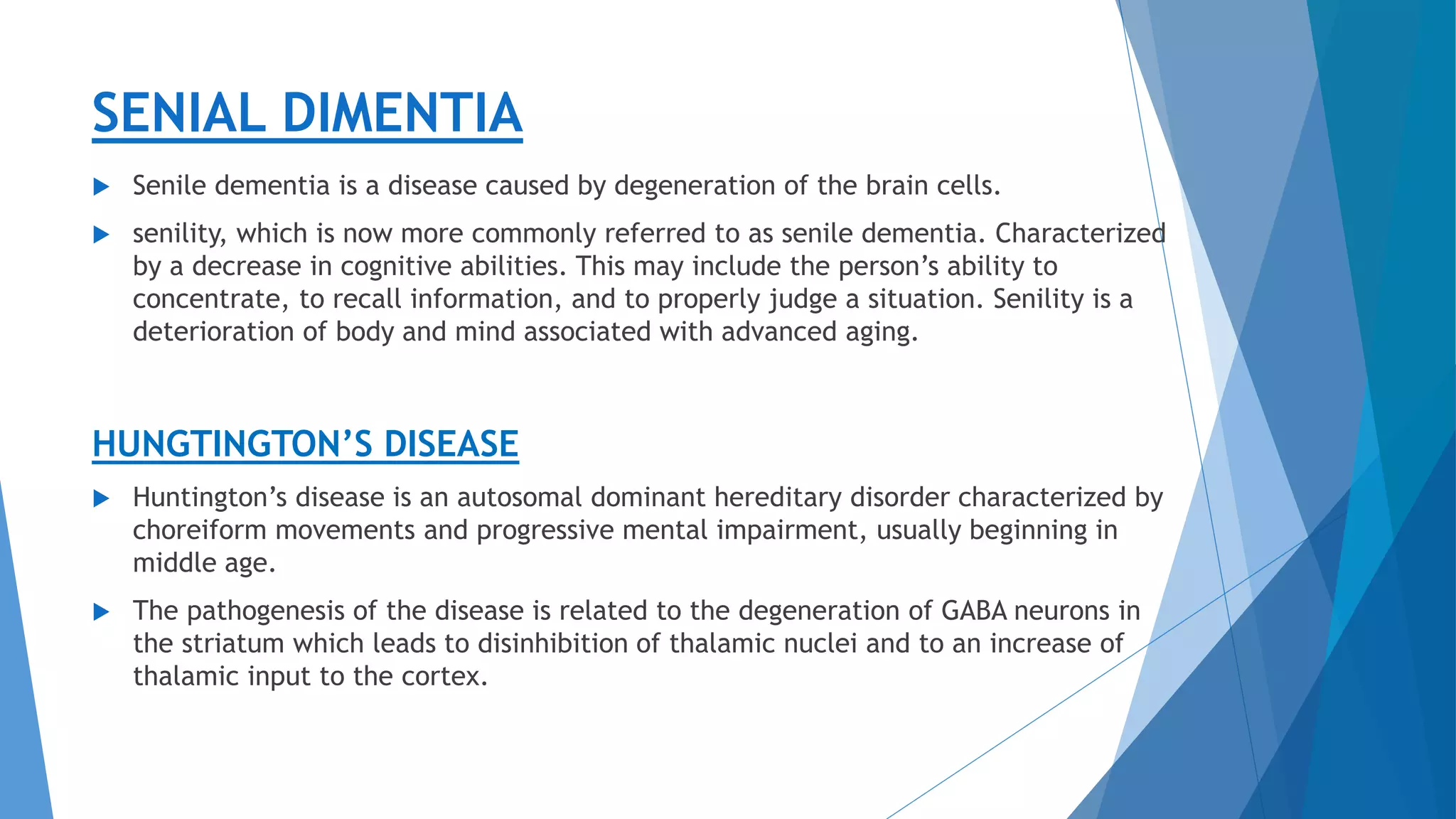 Drug for Neurogenerative disorder | PPTX