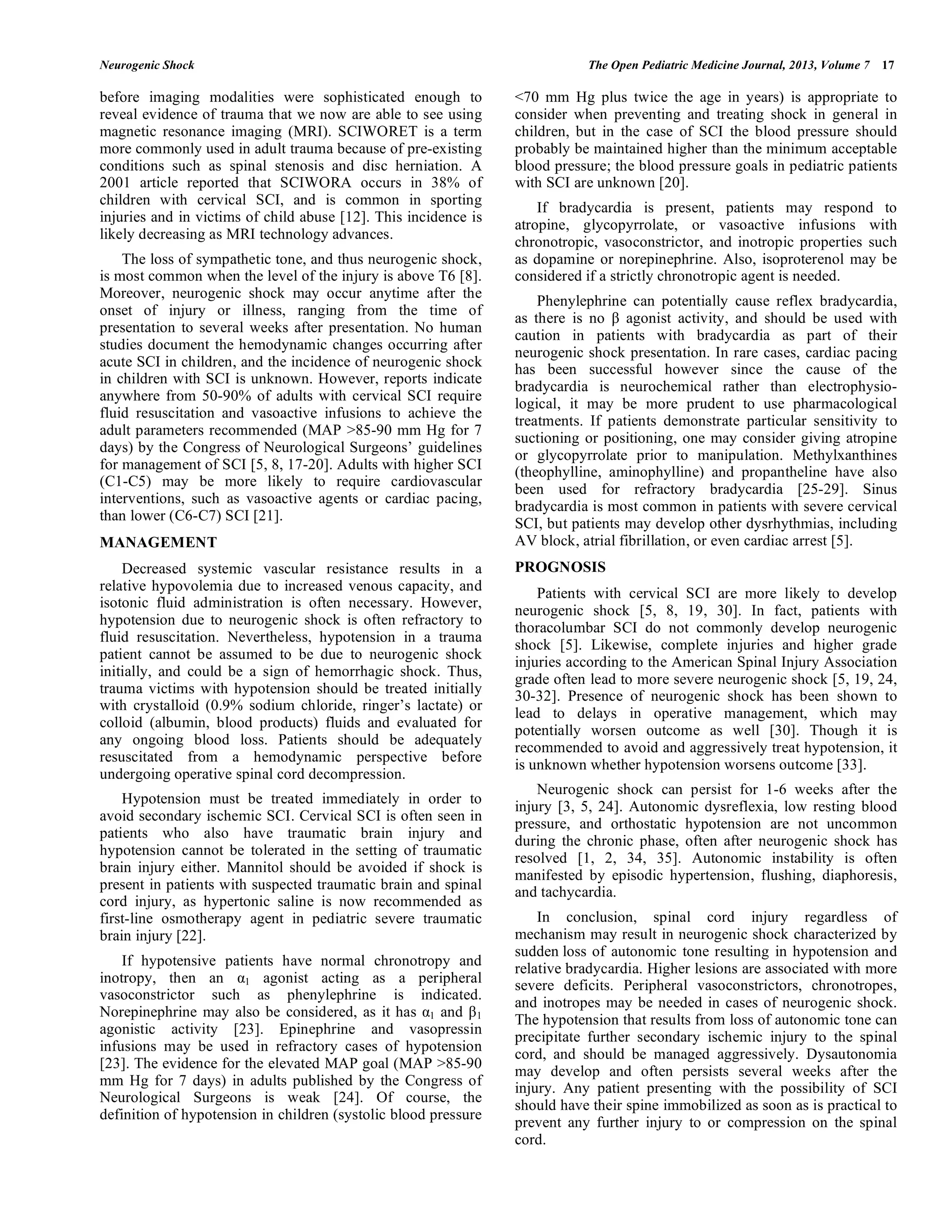 Neurogenic shock | PDF