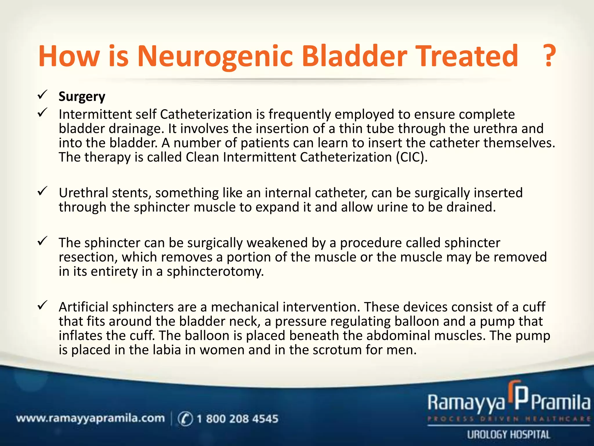 Neurogenic bladder | PPT