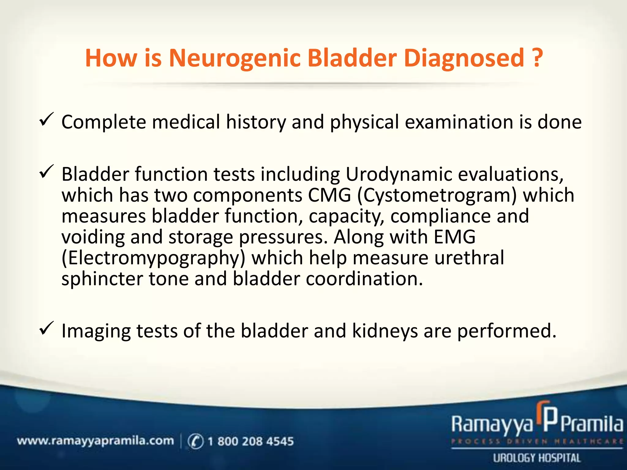 Neurogenic bladder | PPTX
