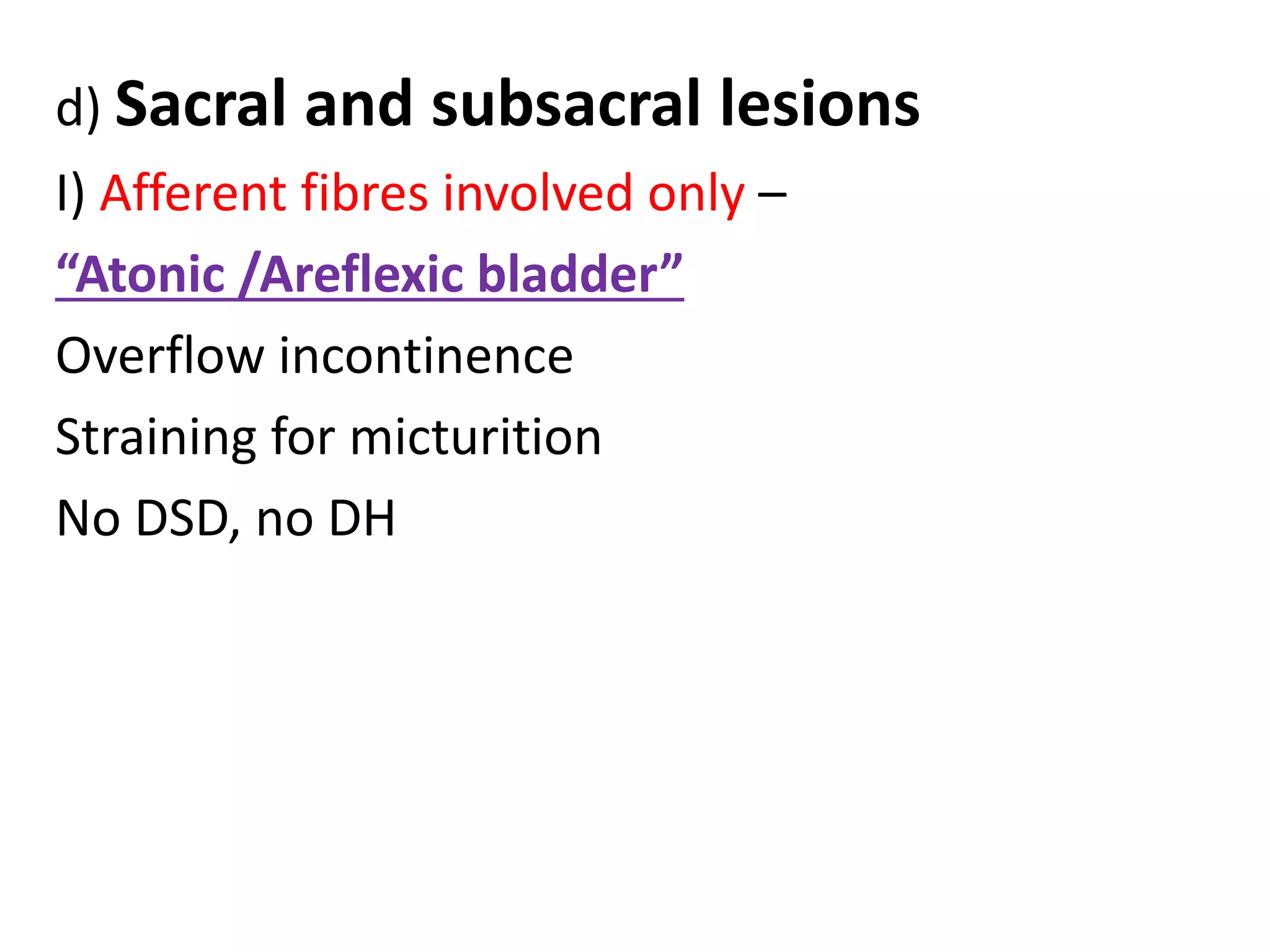 Neurogenic bladder | PPTX