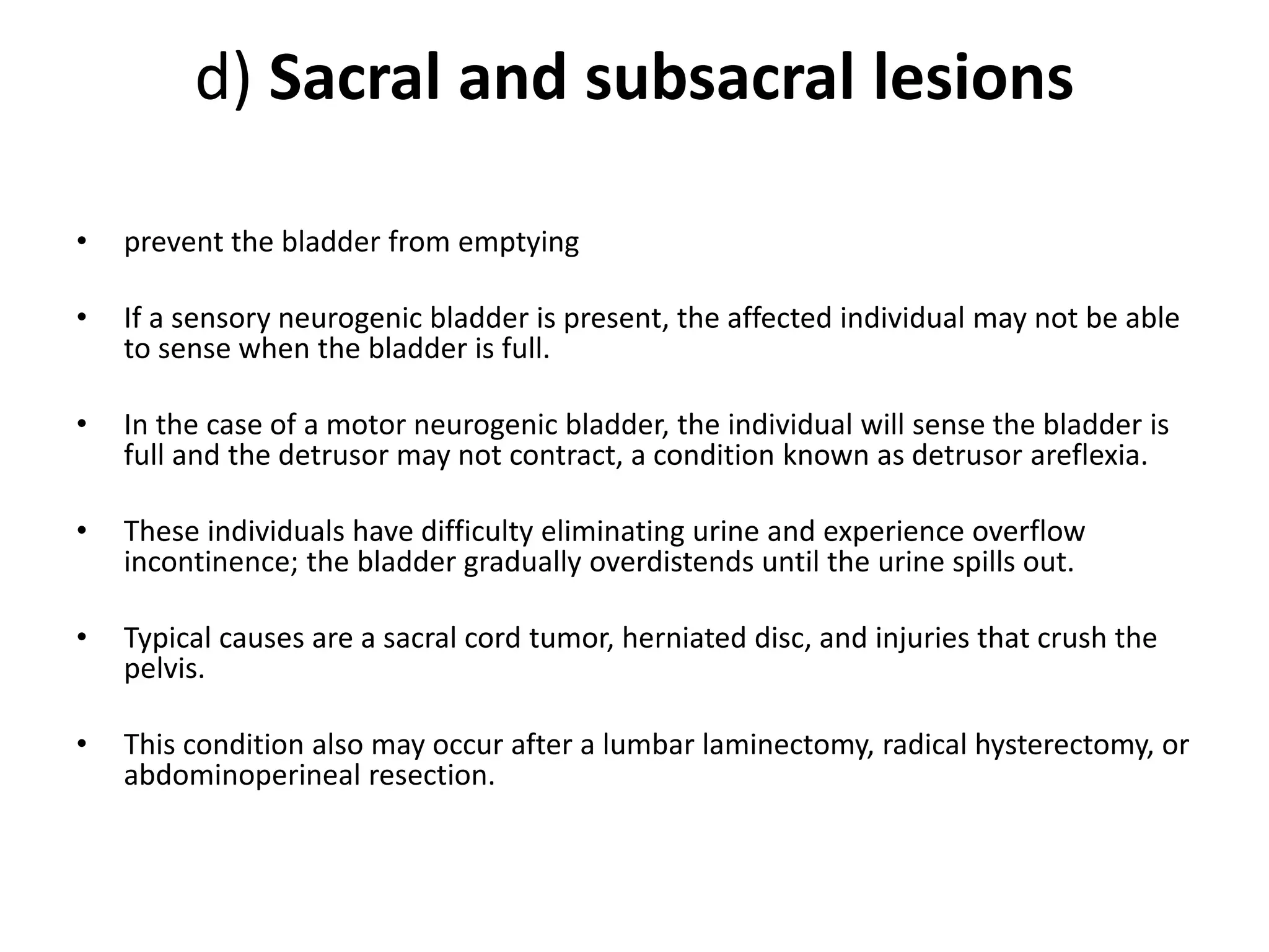 Neurogenic bladder | PPTX