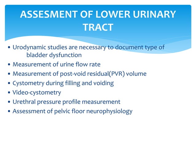 Neurogenic bladder | PPT