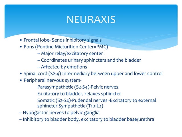 Neurogenic bladder | PPT