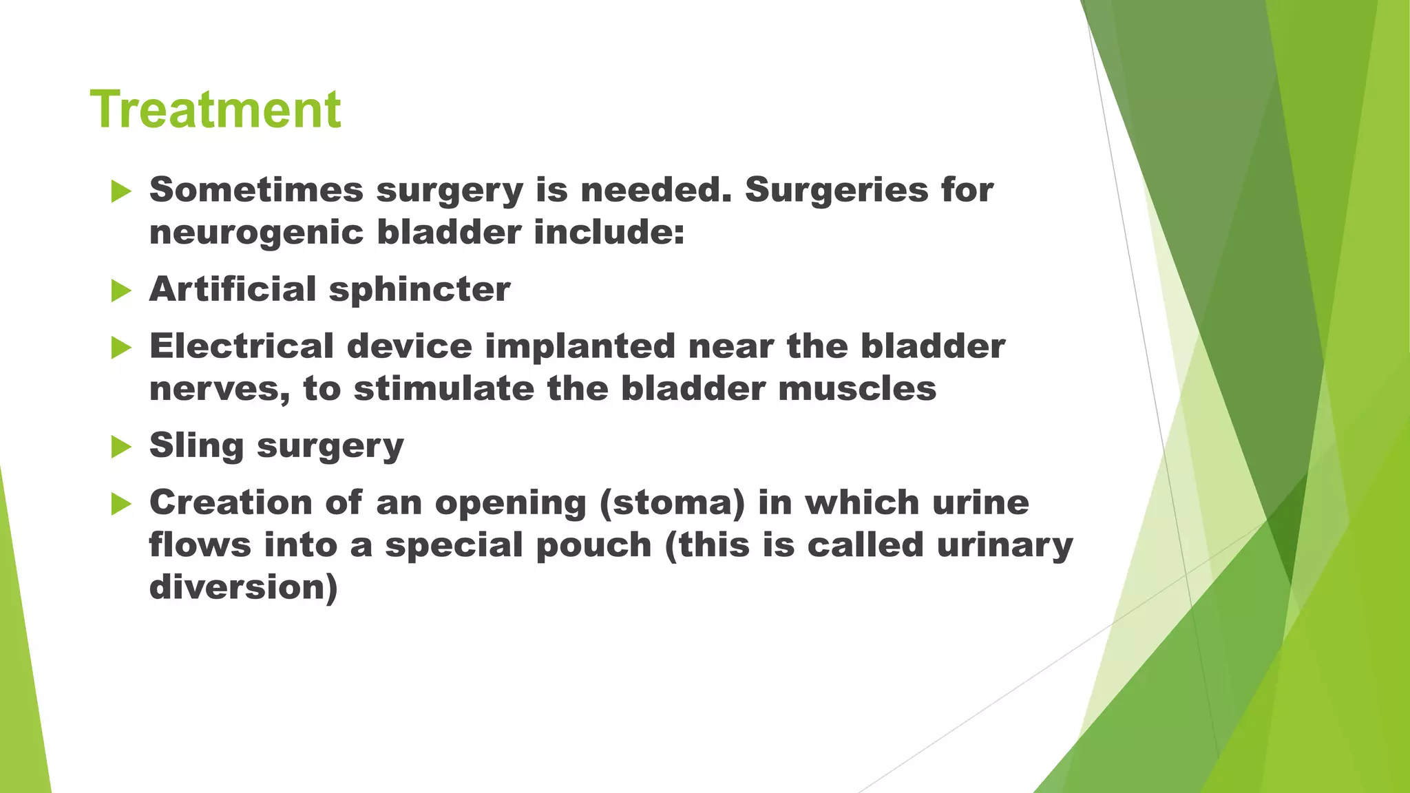 Neurogenic bladder | PPTX