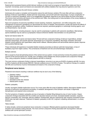 Neurogenic bladder | PDF | Brain and Nervous System Disorders ...