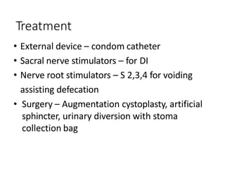 Neurogenic bladder UG & PG | PPTX